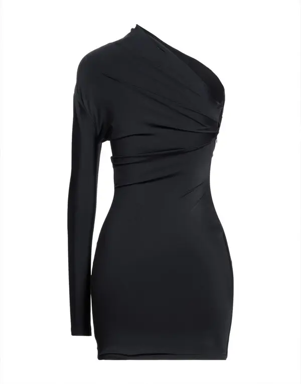 Balenciaga One-shoulder Synthetic Jersey Mini Dress