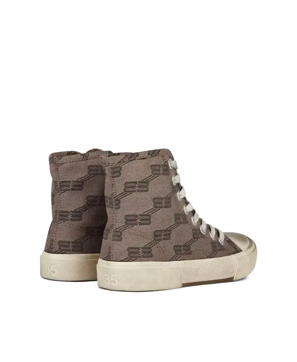 Balenciaga Logo Lacing High-top Casual Shoes