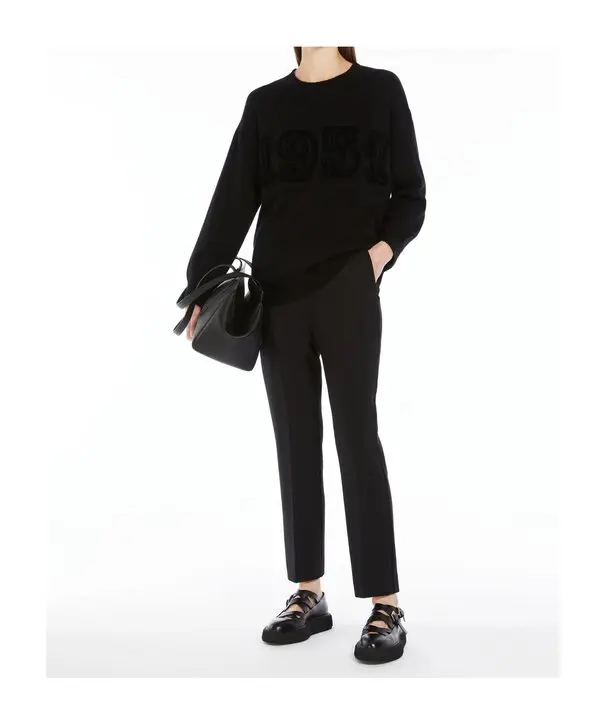 Max Mara Long-sleeve Crew-neck Knit Top