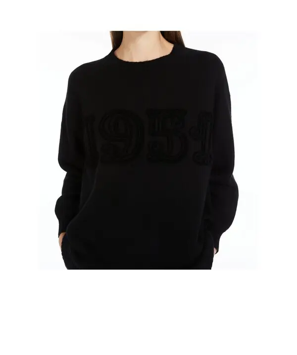 Max Mara Long-sleeve Crew-neck Knit Top