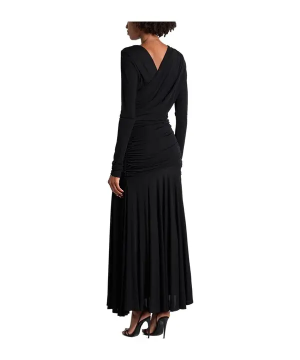 GANNI Long-sleeve Maxi Dress