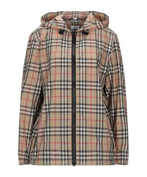 Burberry Printed Casual Jacket - Sand-colored