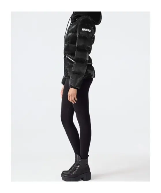 Mackage Long Sleeved Quilted Hooded Jacket