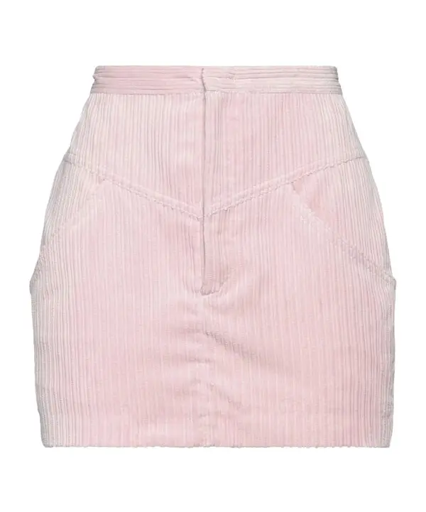 Isabel Marant Étoile Minimalist Solid Color Corduroy Skirt