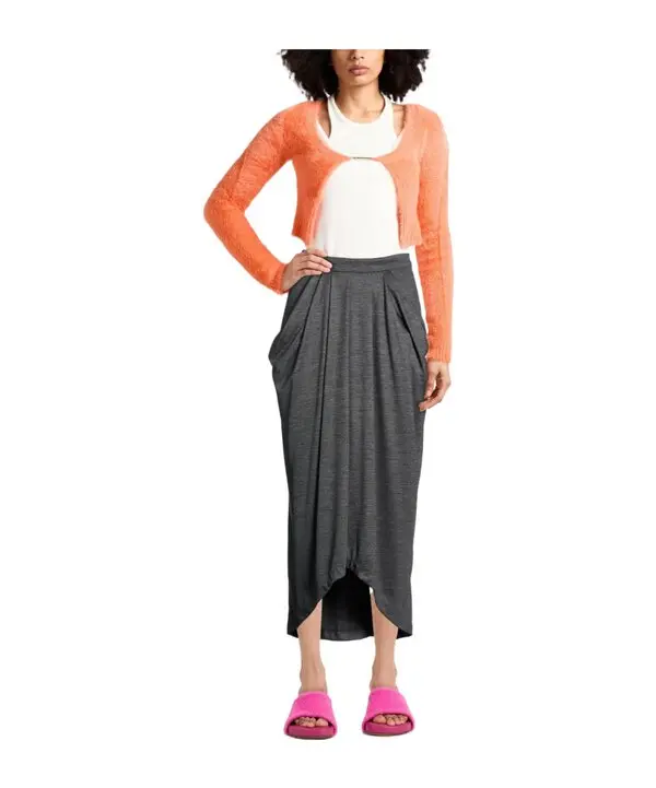 Isabel Marant Étoile Asymmetrical Jersey Knit Maxi Skirt