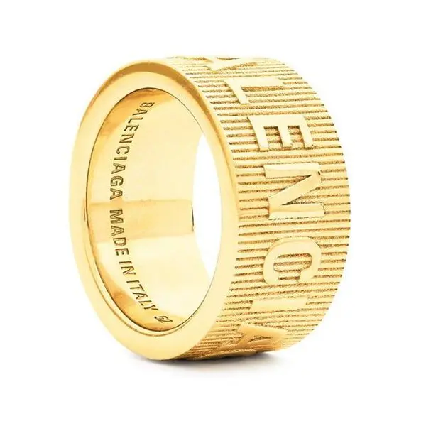 Balenciaga Logo Ring