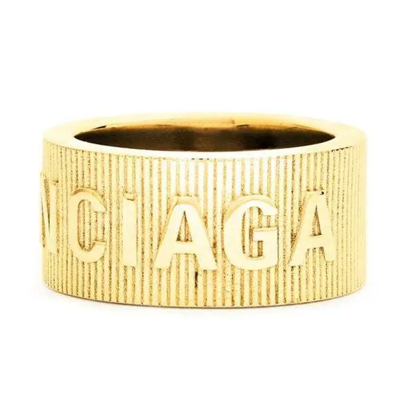 Balenciaga Logo Ring