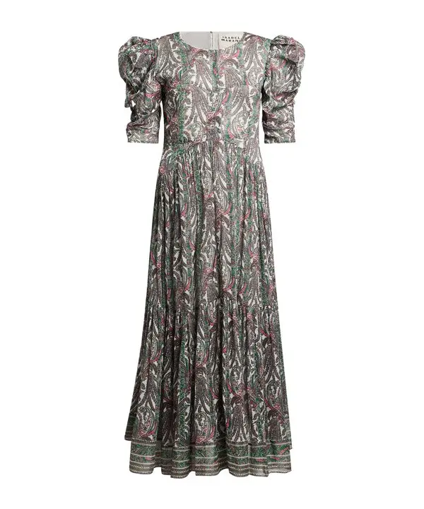 Isabel Marant Étoile Long Flared Paisley Dress