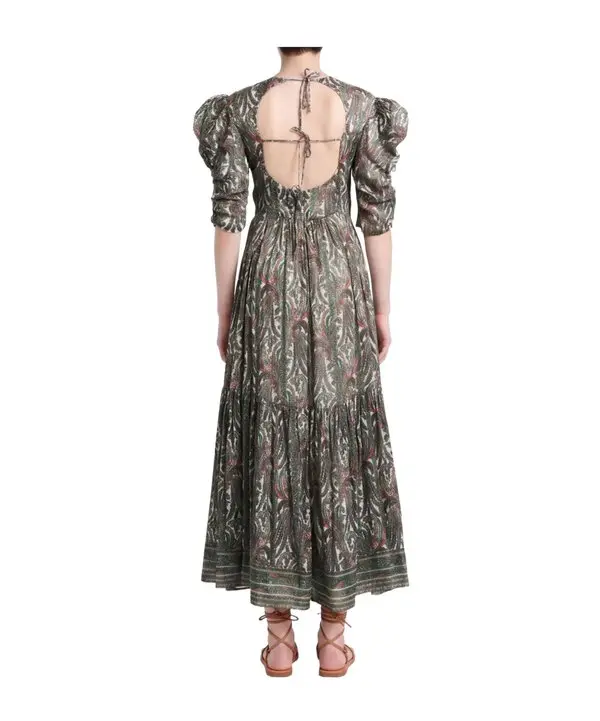 Isabel Marant Étoile Long Flared Paisley Dress