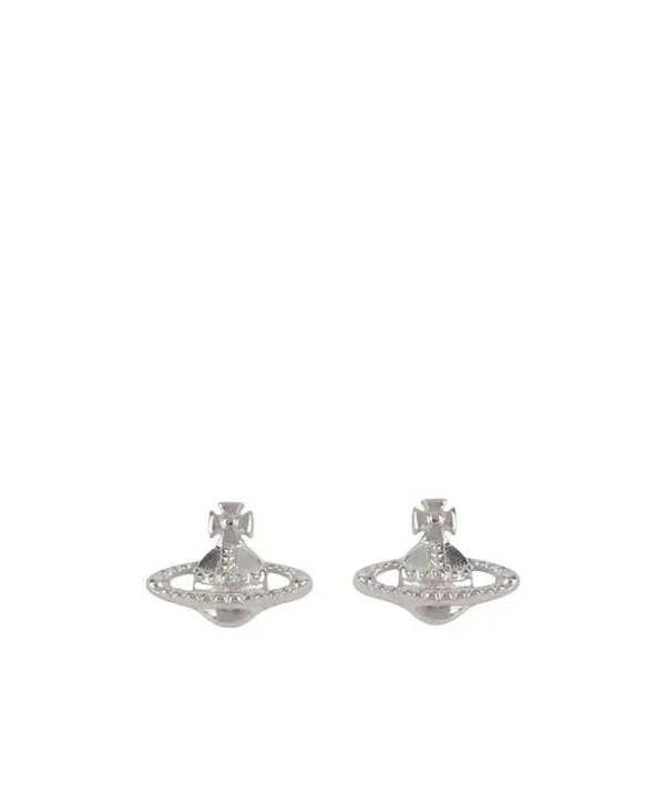 VIVIENNE WESTWOOD Logo Earrings - Gray