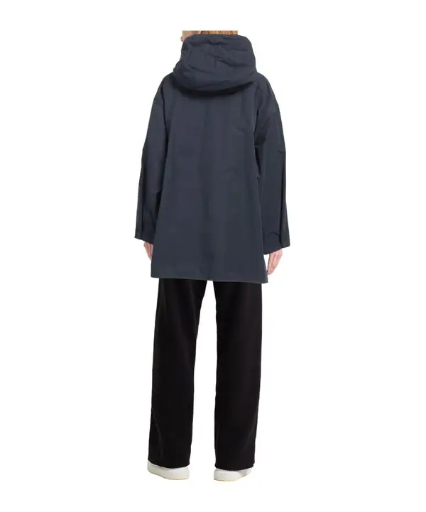 Max Mara Solid-colored Hooded Jacket