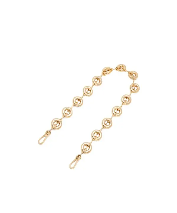 Loewe Detachable Chunky Chain Strap With Anagram Pebble Pendant - Gold