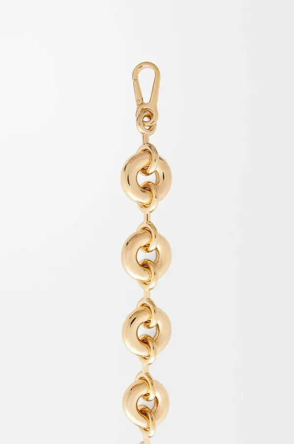 Loewe Detachable Chunky Chain Strap With Anagram Pebble Pendant - Gold