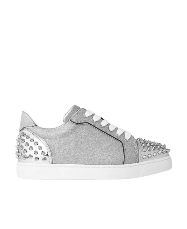 CHRISTIAN LOUBOUTIN Lace-up Low-cut Casual Shoes - Gray