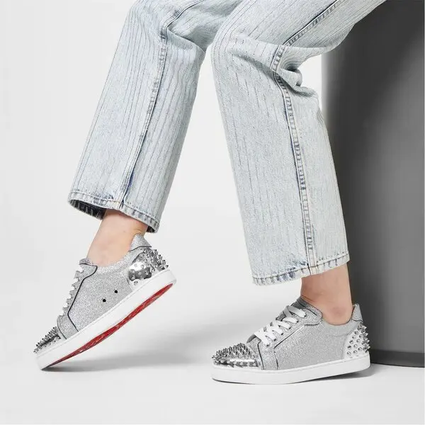 CHRISTIAN LOUBOUTIN Lace-up Low-cut Casual Shoes
