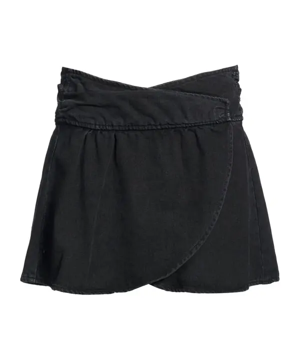 Isabel Marant Étoile Solid-colored Twill Wrap Skirt