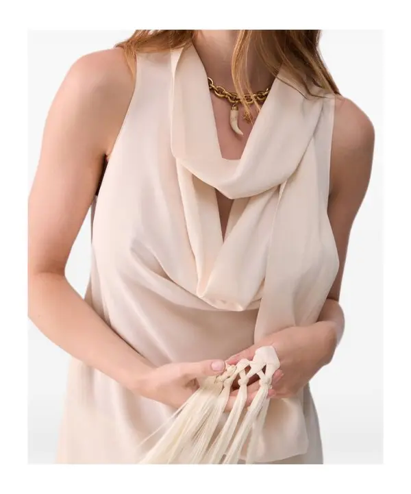 Liu Jo Sleeveless Top With Scarf Detail