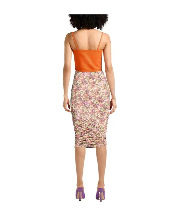 Isabel Marant Étoile Floral Printed Asymmetrical Skirt