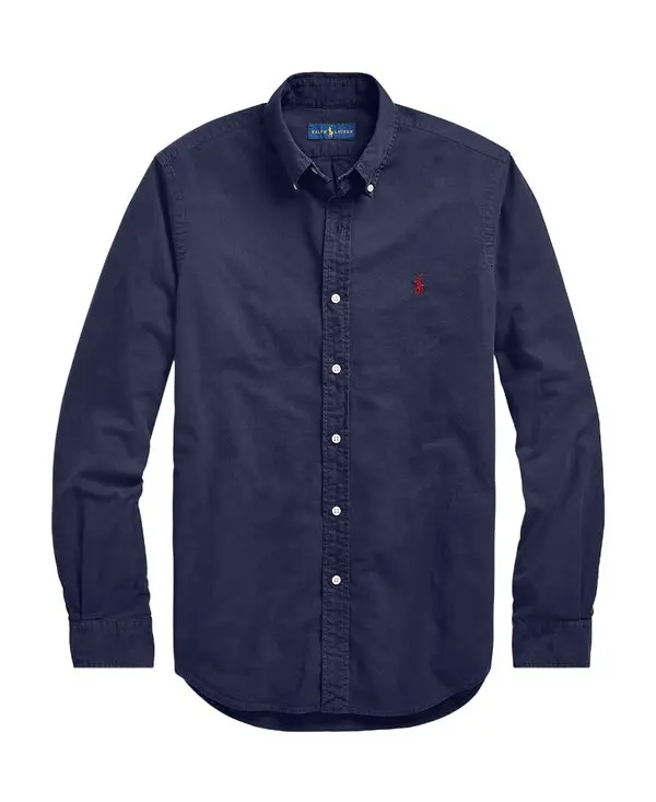Polo Ralph Lauren Logo Embroidered Long-sleeved Shirt