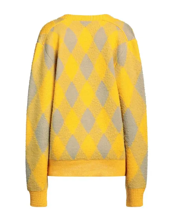 Burberry Geometric Pattern Knitted Long-sleeve Top