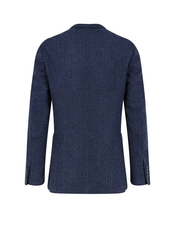 LARDINI Double-breasted Peak-lapel Blazer