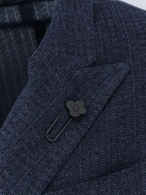 LARDINI Double-breasted Peak-lapel Blazer