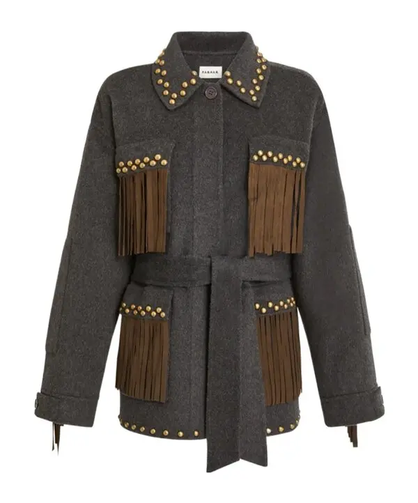 P.a.r.o.s.h Embellished Belted Jacket
