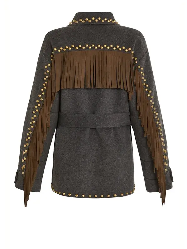 P.a.r.o.s.h Embellished Belted Jacket