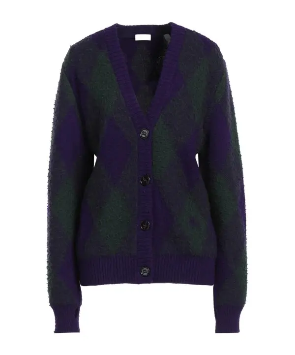Burberry Geometric Pattern Wool Knit Sweater