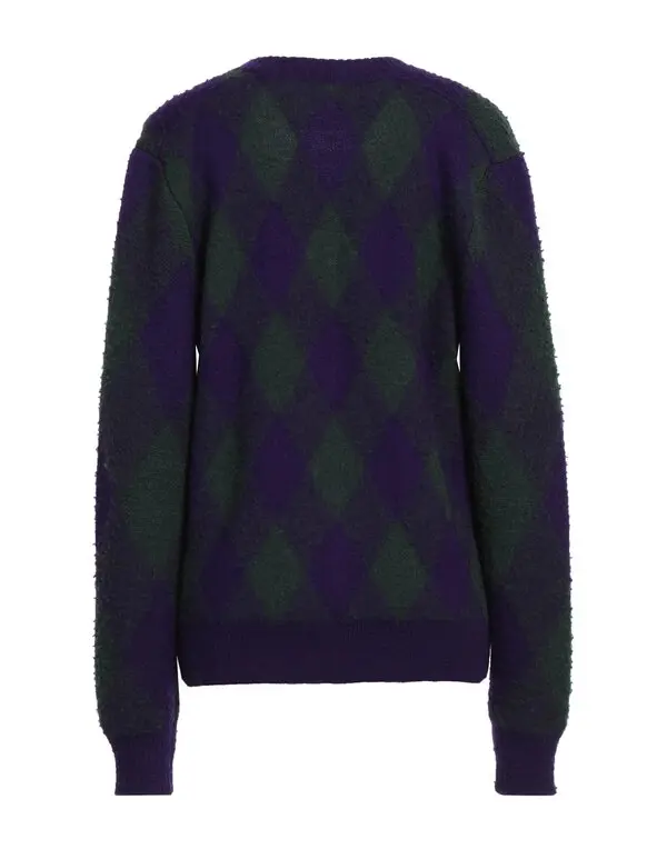 Burberry Geometric Pattern Wool Knit Sweater