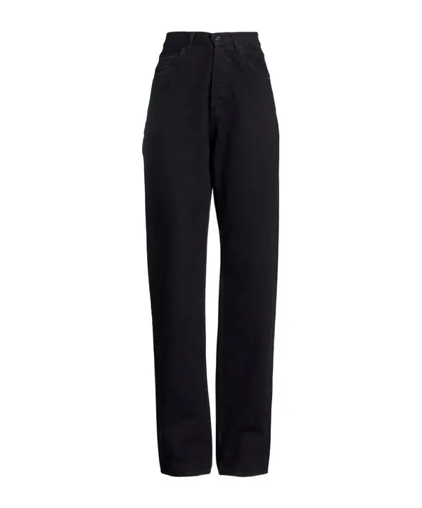 Saint Laurent Solid Color Straight-leg Trousers