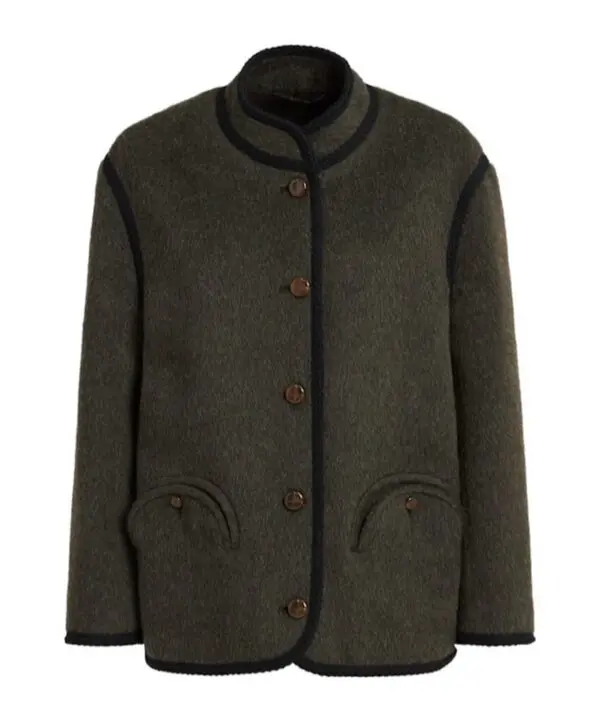BLAZÉ MILANO Curly Mohair Blend Jacket