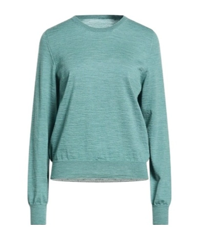 MAISON MARGIELA Wool Knitted Sweater - Blue