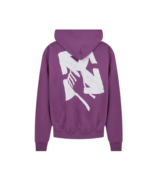 Off-White Long-sleeved Hooded Hoodie