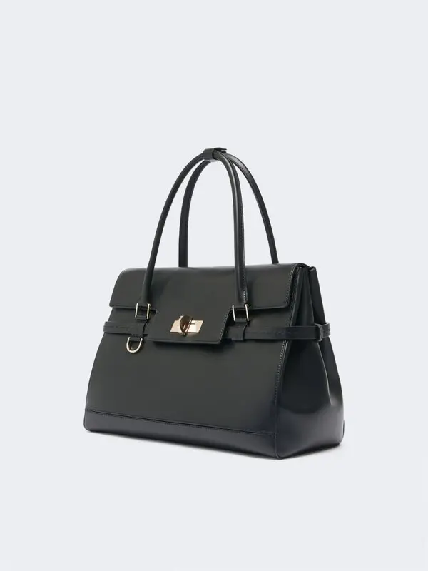 Max Mara Natural Leather Handbag