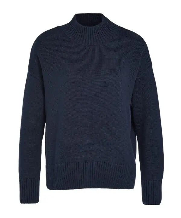 Barbour Crew Neck Knitwear With Ribbed Cuffs And Hem