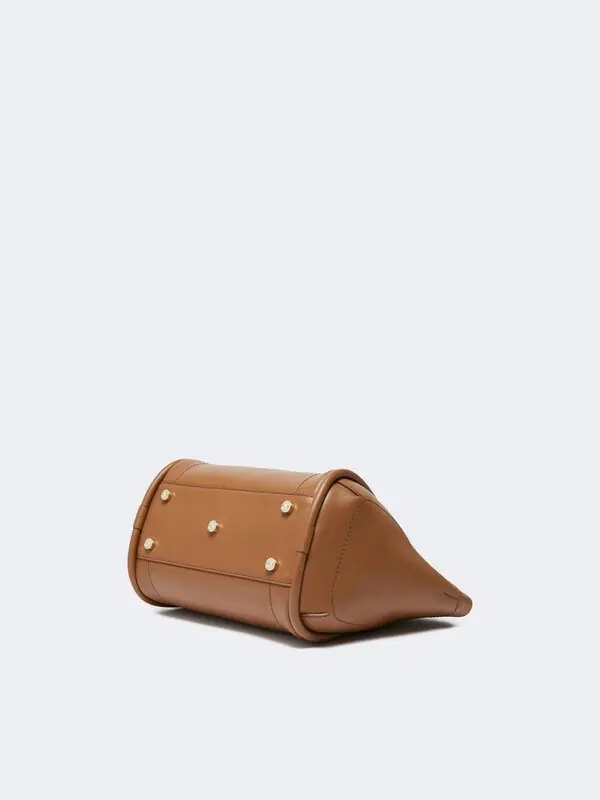 Max Mara Small Leather Marine Bag