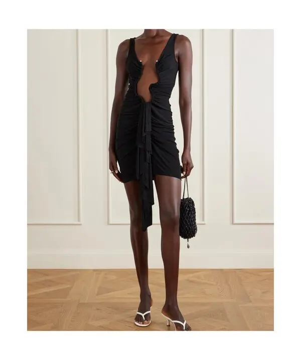 Christopher Esber Sleeveless Ruched Dress