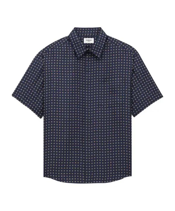 Saint Laurent Short-sleeved Shirt - Ocean