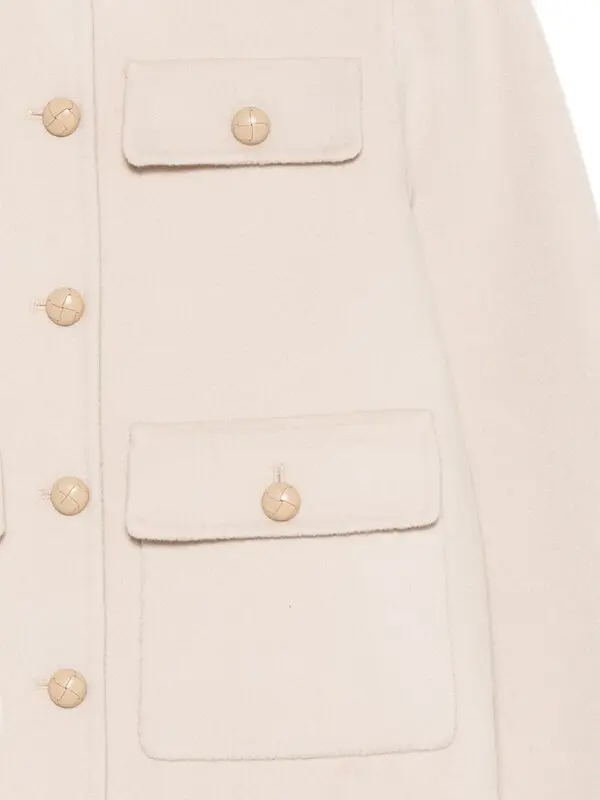 SEMICOUTURE Logo Casual Jacket - White