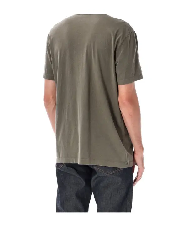 JAMES PERSE Crewneck Short-sleeved T-shirt - Olive