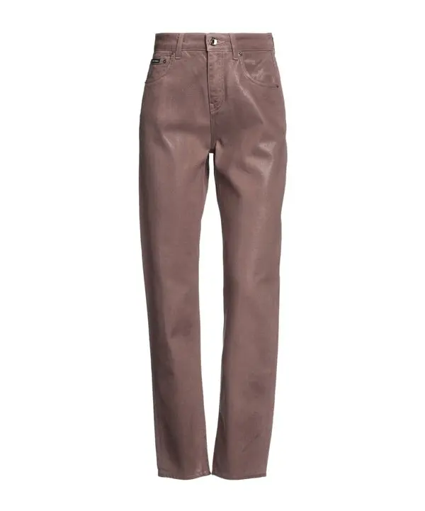 Dolce & Gabbana Tapered Coated Effect Denim Trousers