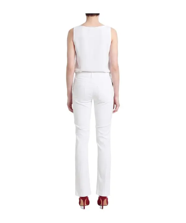 Dolce & Gabbana Solid Color Straight Leg Pants