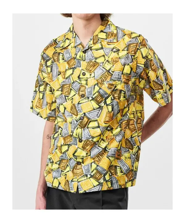 Prada Print Short Sleeve Shirt