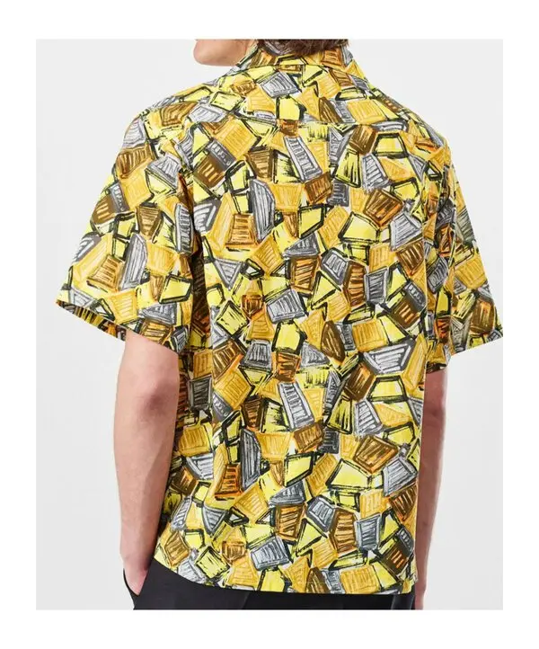 Prada Print Short Sleeve Shirt
