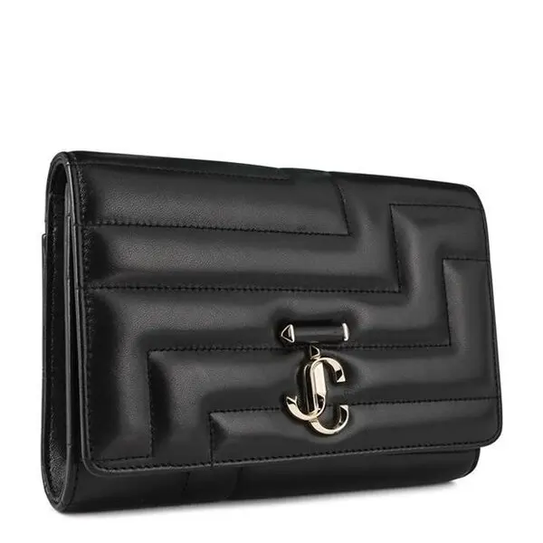JIMMY CHOO Logo Quilted Shoulder Bag