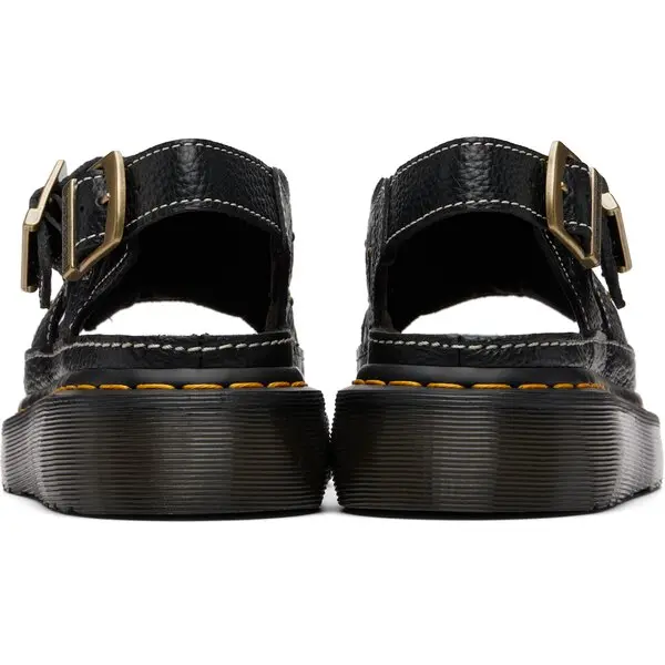 Dr. Martens Wrenlie Flower-embossed Buckled Sandals