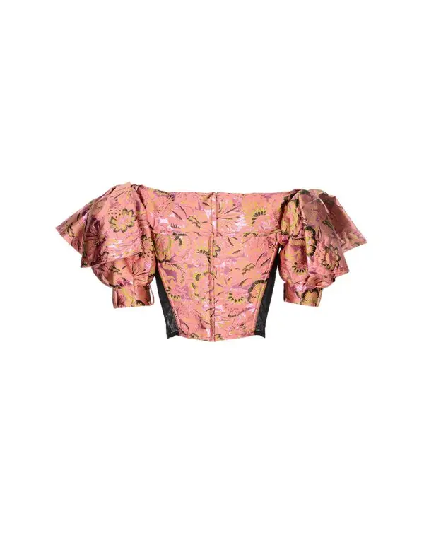 Dolce & Gabbana Floral Jacquard Corset Top