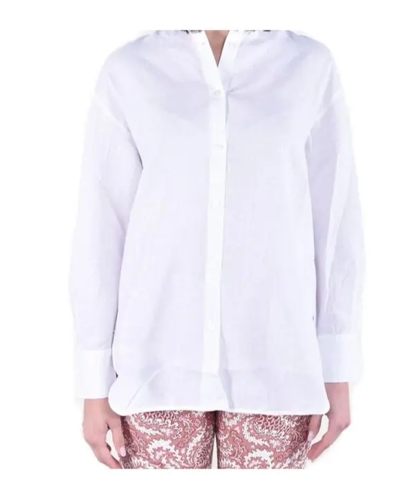 Woolrich Long-sleeved Boyfriend Shirt