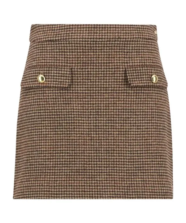 Barbour Sophia Mini Wool Skirt